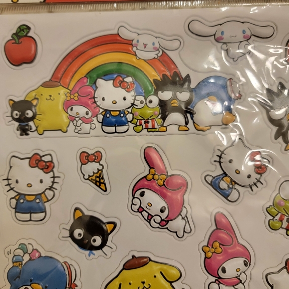 Sanrio | Other | Sanrio Hello Kitty And Friend Puff Stickers | Poshmark